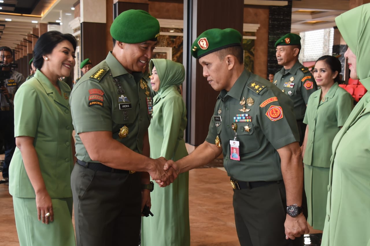 Kasad Terima Laporan Korps Kenaikan Pangkat Irjen Kemhan Dan 9 Pati TNI ...